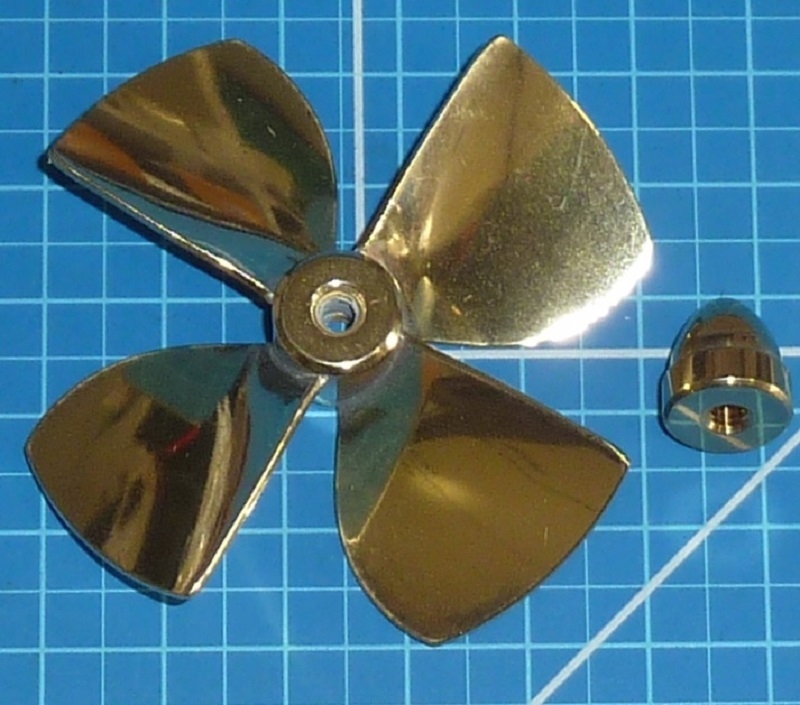 4 Blad afgetopte scheepsschroef