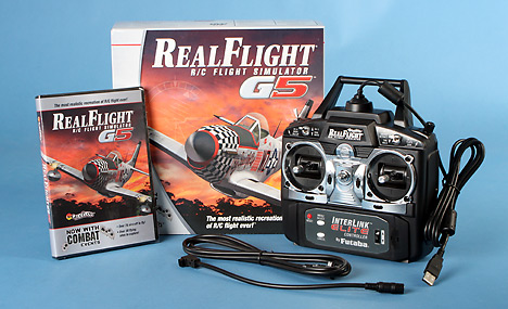 RealFlight G5 RC Flight Simulator with 8ch Controller. - Pakket